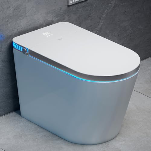 BONSAM Smart Toilet with Auto Open/Close Lid, Modern Tankless Toilet ...