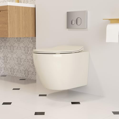 Deer Valley Wall Hung Toilet Combo Set, Wall Mounted Toilet, Concealed ...