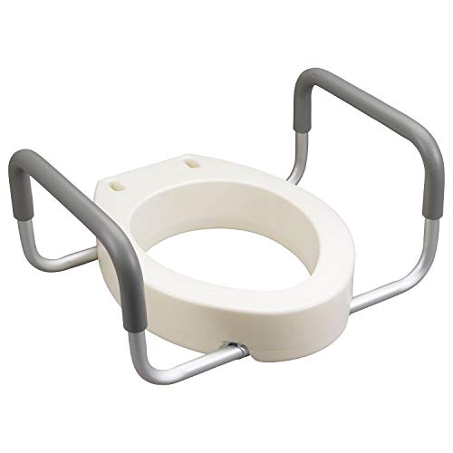 Drive Medical Premium Seat Riser with Removable Arms, Elongated Seat 19 ...