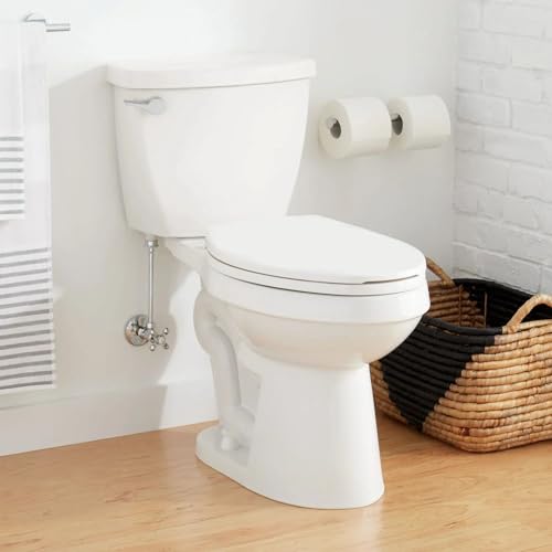 Signature Hardware 462379 Bradenton 1.28 GPF Two Piece Elongated Toilet ...