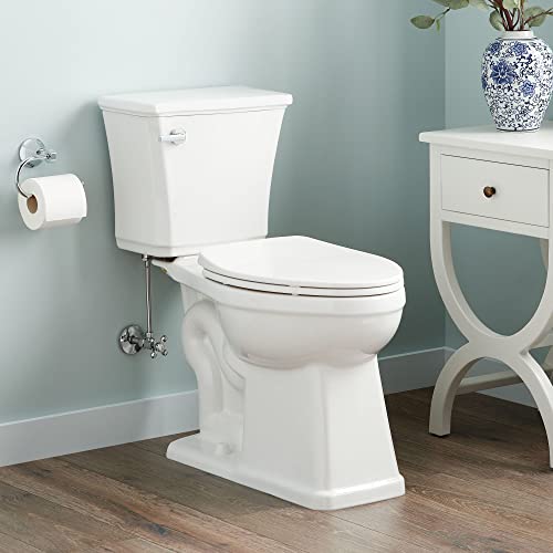 Signature Hardware 482466 Benbrook 1.28 GPF Two Piece Elongated Toilet ...