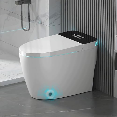 Smart Toilet with AUTO Open & Close, Smart Toilet with Bidet Built In ...