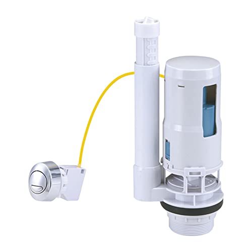 Toilet Dual Flush Valve with Push Button, Toilet Flush System ...